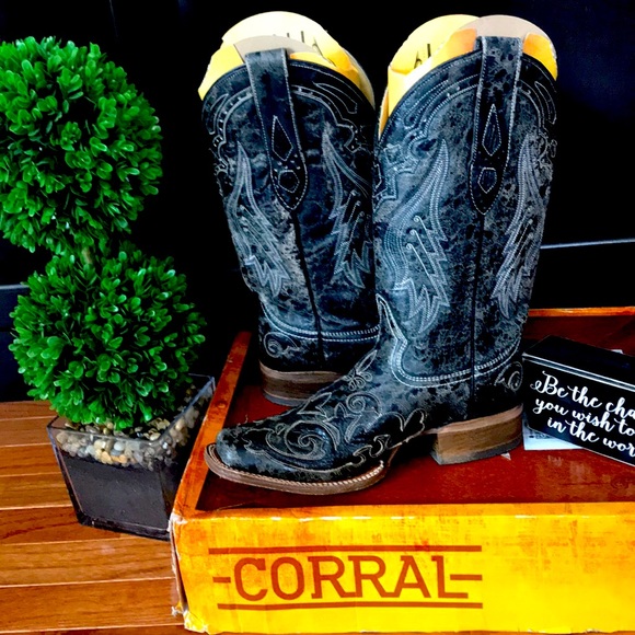 Corral | Shoes | Brand New Corral Boots With Original Box Square Toe ...